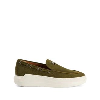 Giuseppe Zanotti Gr&uuml;ne Casual Loafers Slip On - - Shoes - Herren - Gr&uuml;n - 45 EU