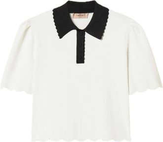 Twinset Femme, Tops, Multicolore, Taille: 40 FR Polo Chemises