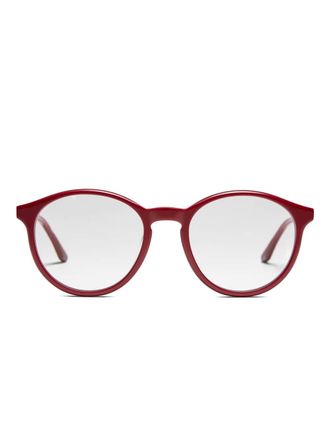Peter and May lunettes de vue à monture ronde - Rouge