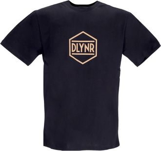 Dolly Noire Logo Tee Schwarz/Khaki Kurzarm - - Tops - Herren - Schwarzk - XL