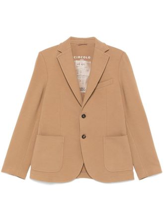 Circolo 1901 blazer à fini feutré - Marron