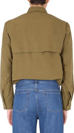 Kenzo 100% Cotton Oversize Shirt - Brown
