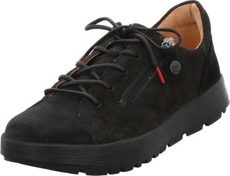 Think Think COMODA Damen chromfrei gegerbte nachhaltige Halbschuhe, SCHWARZ/Kombi 0020, 36.5 EU