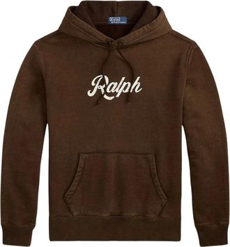 Polo Ralph Lauren Sweat &agrave; capuche logo - Homme - Sweatshirts et sweats &agrave; capuche - Brun - Taille: XL