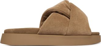 INUIKII Pantoletten Inuikii Soft Crossed 1004.003.0401 Beige