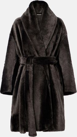 Nour Hammour Mantel Juno aus Shearling