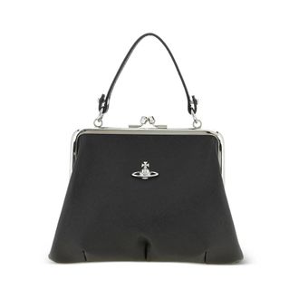 Vivienne Westwood Femme, Sacs, Noir, Taille: ONE Size Sac &agrave; main Granny Frame