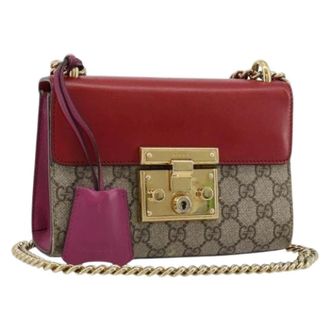 Gucci Pre-owned Vintage GG Canvas Umh&auml;ngetasche - - Pre-owned - Damen - Rot - ONE SIZE