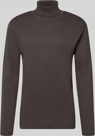 Christian Berg Regular Fit Longsleeve aus reiner Baumwolle mit Rollkragen
