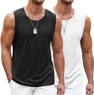 Coofandy Débardeur sans manches pour homme - T-shirt de fitness - Séchage rapide - Gym - Sans manches - T-shirt fonctionnel de sport - T-shirt de course pour h