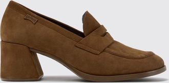 Camper Kora Loafer von aus Nubuk mit Riemen und mittlerem Absatz