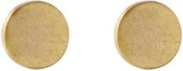 Dansk Copenhagen Tyra Waterproof 18K Gold Plated Post Earrings - Sanded Stainless Steel - - Accessories - Damen - Gelb - ONE SIZE