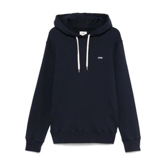 Autry Blaue Hoodie mit Besticktem Logo - - Sweatshirts & Hoodies - Herren - Blau - L