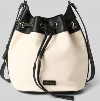 Anine Bing Bucket Bag mit Logo-Patch