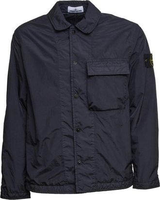 Stone Island Homme, Vestes, Bleu, Taille: M Surchemise Rembourr&eacute;e