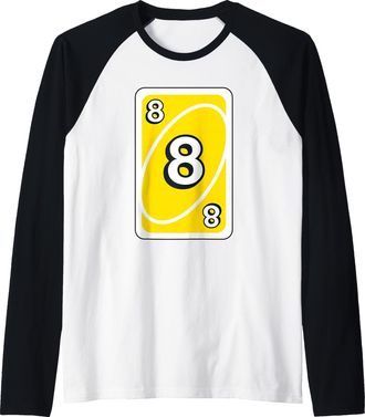 Uno Halloween Gelb 8 Karten Raglan