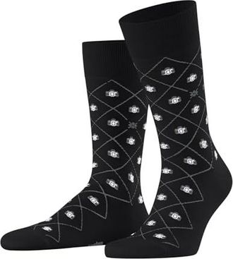 Burlington Snapshots M So coton fantaisie 1 paire, Chaussettes Homme, Noir Black 3000, 40-46