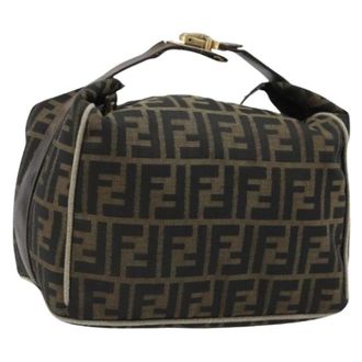 Fendi unisex, Pre-owned, Brun, Taille: ONE Size Sac &agrave; main vintage Fendi Zucca Pre-owned