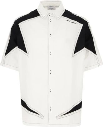 Off-white Homme, Chemises, Blanc, Taille: L Panelled Shirt