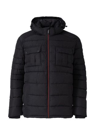 s.Oliver Winterjacke Outdoor-Jacke Sportive Puffer-Jacke mit abnehmbarer Kapuze