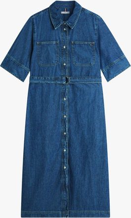 Tommy Hilfiger Robe midi en denim en coton