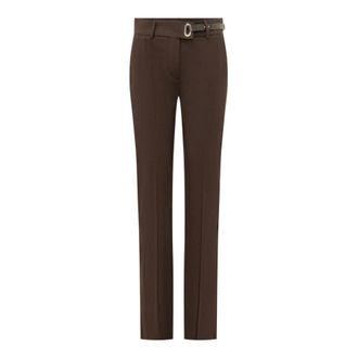 Sportmax Femme, Pantalons, Brun, Taille: 36 FR Spxrum Pantalone