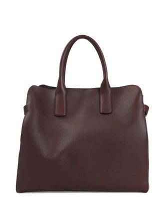 Giorgio Armani sac porté épaule en cuir à boucle - Marron