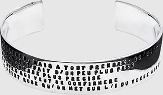 Serge Thoraval Bracelet Large Edmond Rostand Un Baiser Argent