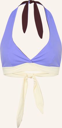 Mymarini Mymarini Neckholder-Bikini-Top Neckholder Top Zum Wenden Mit Uv-Schutz 50+ braun