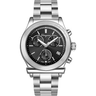 Ferragamo 1898 Chronograph - - Accessories - Herren - Grau - ONE SIZE