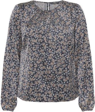 Zero Satinbluse Damen mit Druck