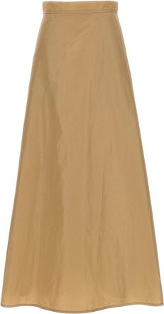 Jil Sander Langer Rock - Beige