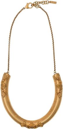 Moschino Femme, Accessoires, Jaune, Taille: ONE Size Metal necklace