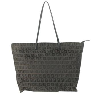 Fendi Pre-owned Canvas Tote Bag - - Pre-owned - Damen - Braun - ONE SIZE