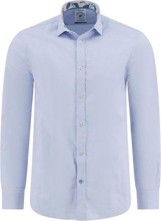 A Fish Named Fred Oxford Shirt - - Shirts - Herren - Blau - L