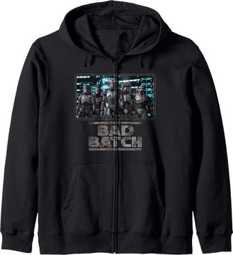 Star Wars The Bad Batch Bad Group Poster Shot Logo Kapuzenjacke