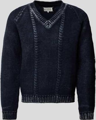 Maison Margiela Pullover mit V-Ausschnitt
