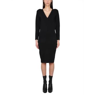 Stella McCartney Femme, Robes, Noir, Taille: 38 FR Midi Robes