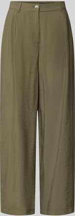 More & More Straight Fit Hose mit Bundfalten