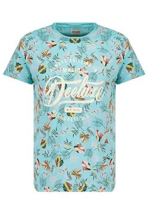 Deeluxe T-Shirt &agrave; imprim&eacute; Tropical FRESHY Mint S pour Homme