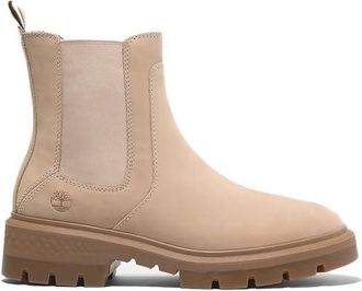 Timberland Bottines &eacute;l&eacute;gantes pour femme Cortina Valley Chelsea TB0A2DEEEN7 Beige, Nubuck beige clair, 40 EU