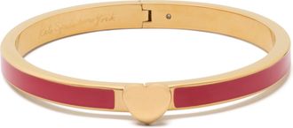 Kate Spade New York HEART YOU Emaille Bangle mit Scharnier
