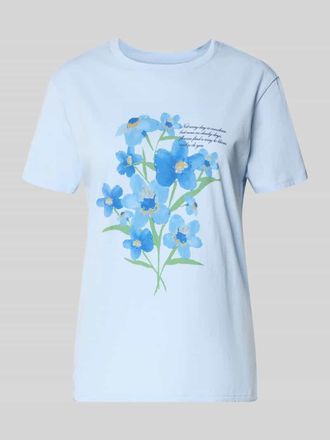 Jake*s Casual T-Shirt mit Motiv-Print und Rundhalsausschnitt