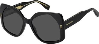 Marc Jacobs unisex, Accessoires, Noir, Taille: 56 MM The Twisted J Lunettes de soleil