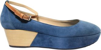 Tod's Femme, Chaussures, Bleu, Taille: 38 1/2 EU Wedges
