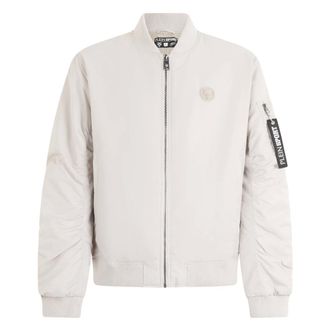 Plein Sport Homme, Vestes, Beige, Taille: 5XL Bomber Jacket Icon