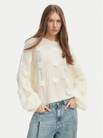 HUGO BOSS Pullover 50569870 Creme Relaxed Fit