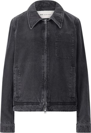 Ami Homme, Vestes, Gris, Taille: S Denim Vestes