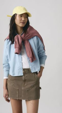 Levi's Harlie Cropped-Shirt - Damen - Blau / Blau