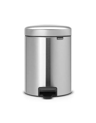 Brabantia 112645,Treteimer AA8mit Inneneimeraus Kunststoff, stahl,Matt Stahl, 5 Liter